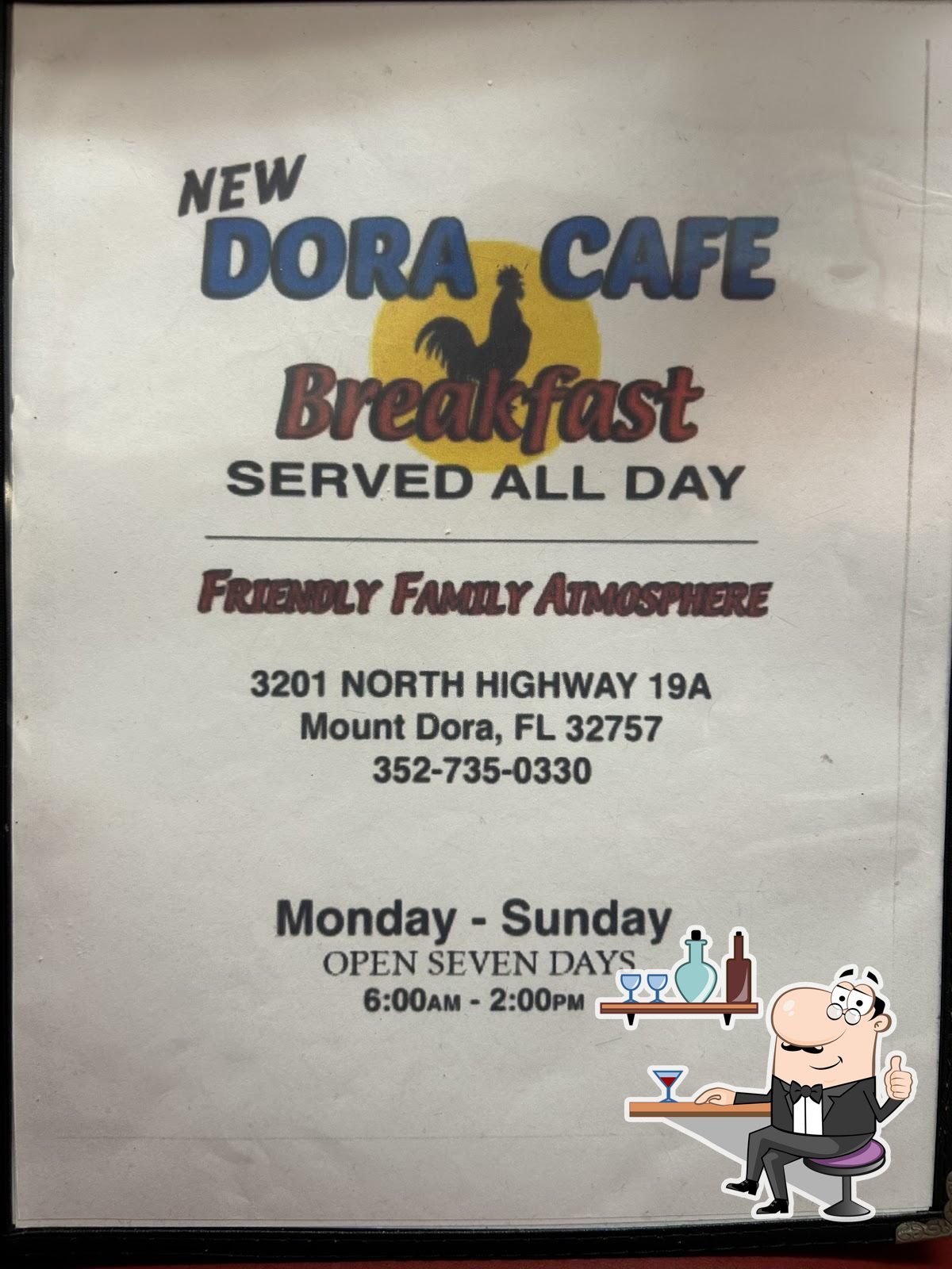 Dora Cafe, Mount Dora - Restaurant menu, prices and reviews