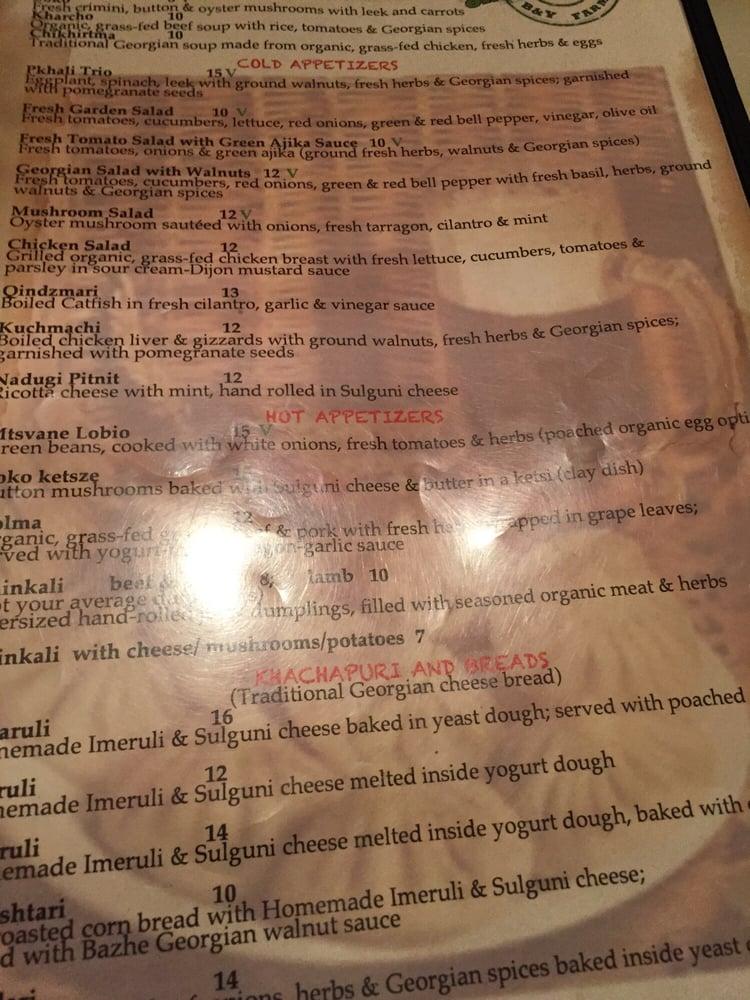 Menu at Oda House pub & bar, New York City, 76 Avenue B