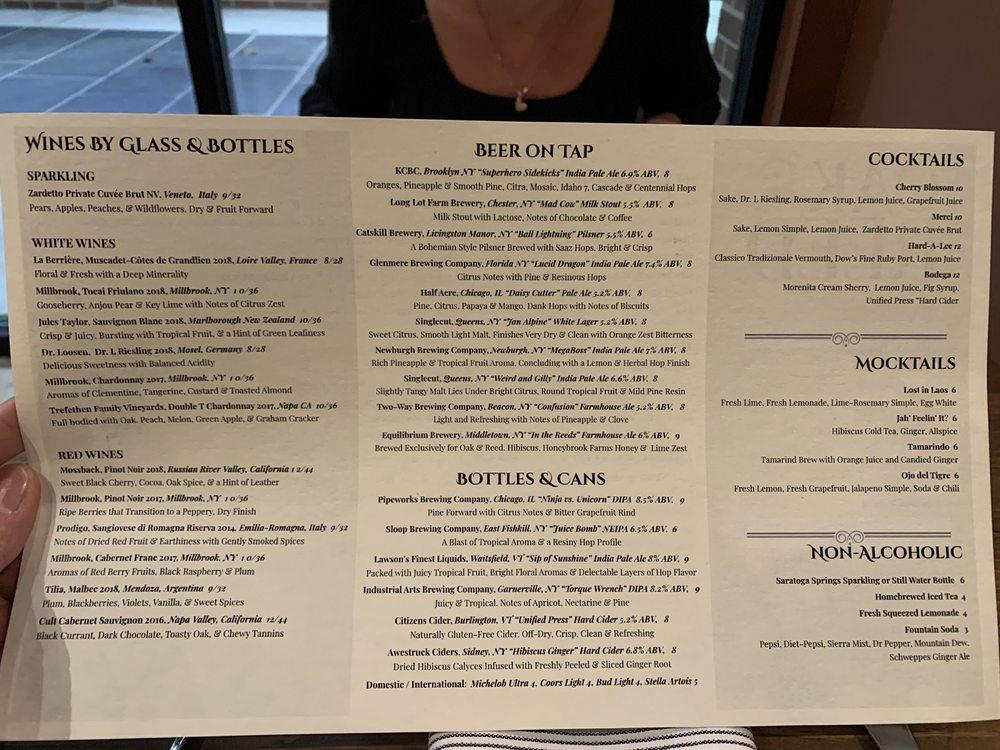 Menu at Oak & Reed pub & bar, Middletown