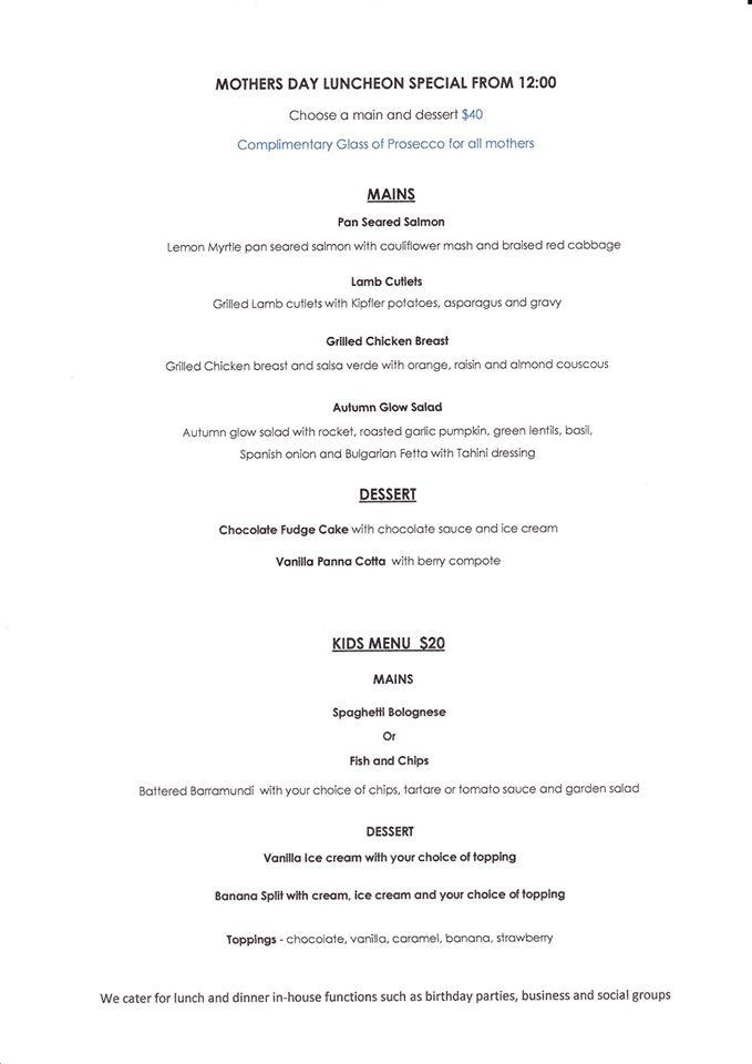 Menu at Suppetó Collective cafe, Jerrabomberra