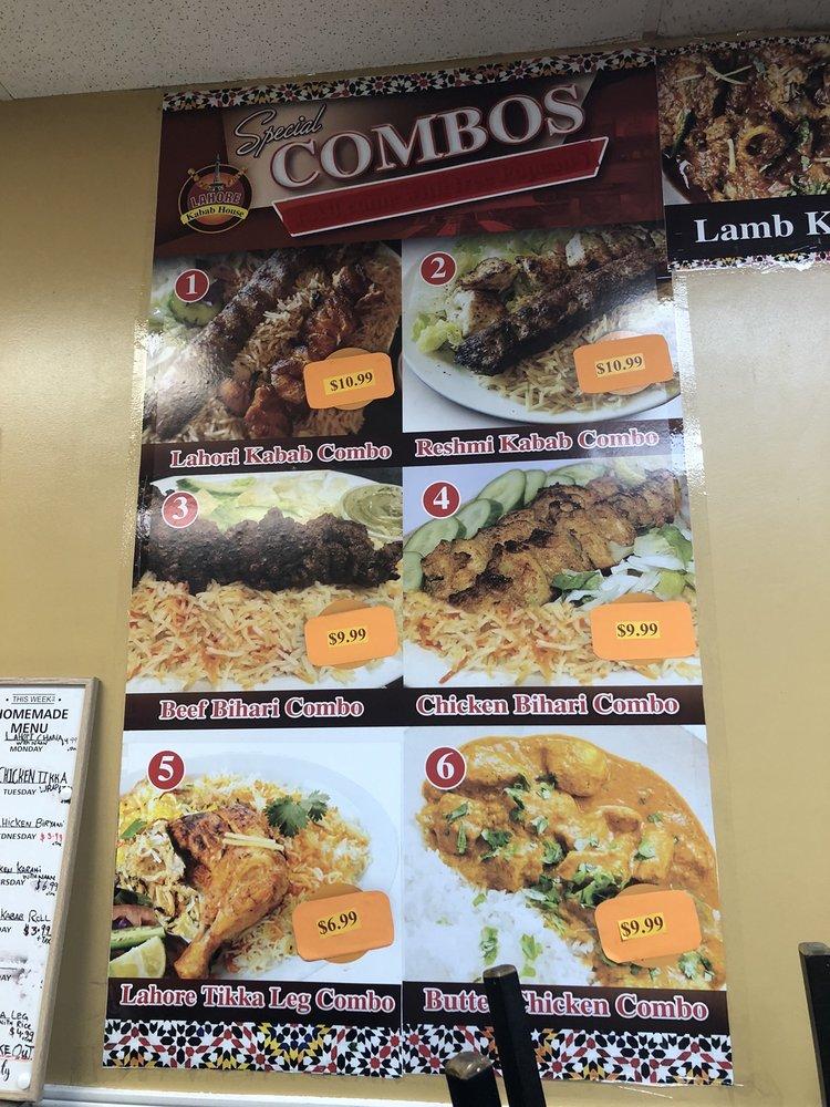 Menu at Lahore Kabab House restaurant, Toronto