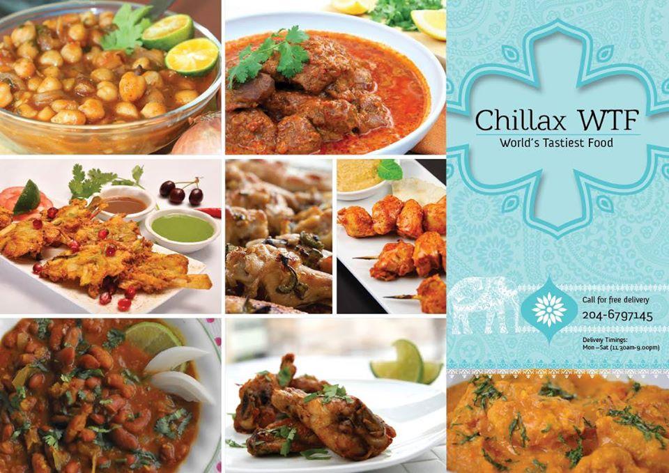 Menu at Chillax Food restaurant, Thompson
