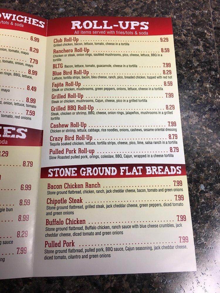 Menu at Burnt Lemon Grill restaurant, Twin Falls, Shoshone St E