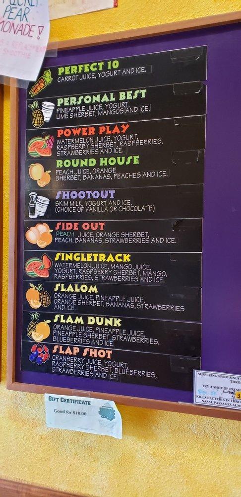 Menu at Juice Stop pub & bar, Grand Junction