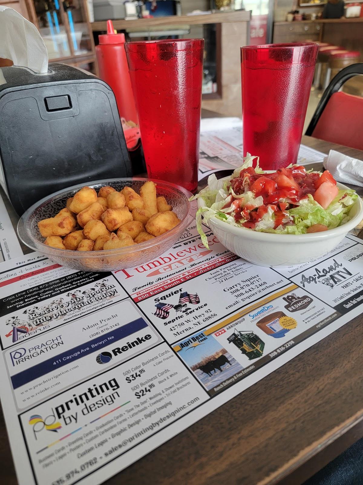 Menu at Tumbleweed Café cafe, Broken Bow