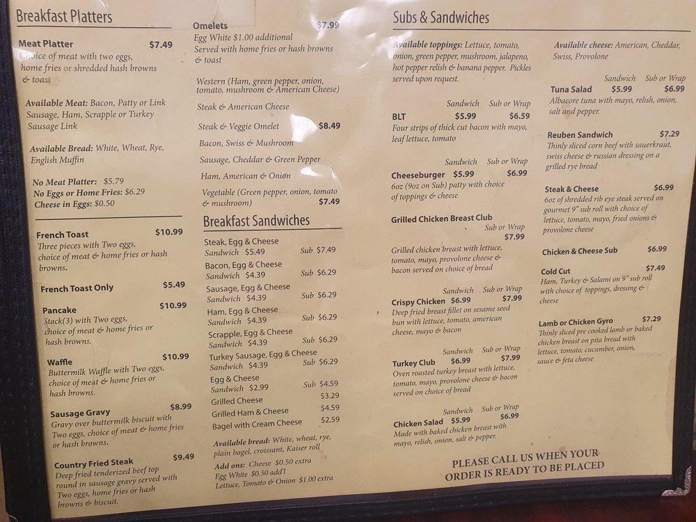 Menu at BLT Grill cafe, Gaithersburg