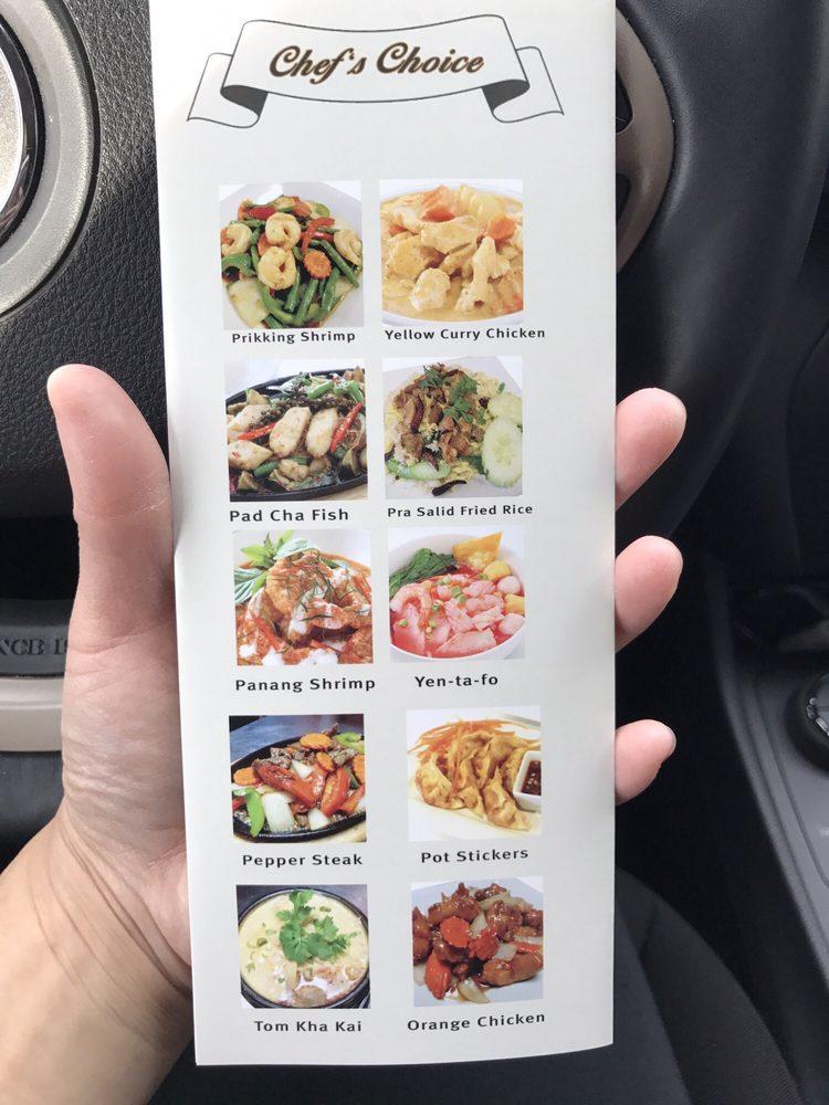 Carta del restaurante Thai Spoon 2, Loma Linda
