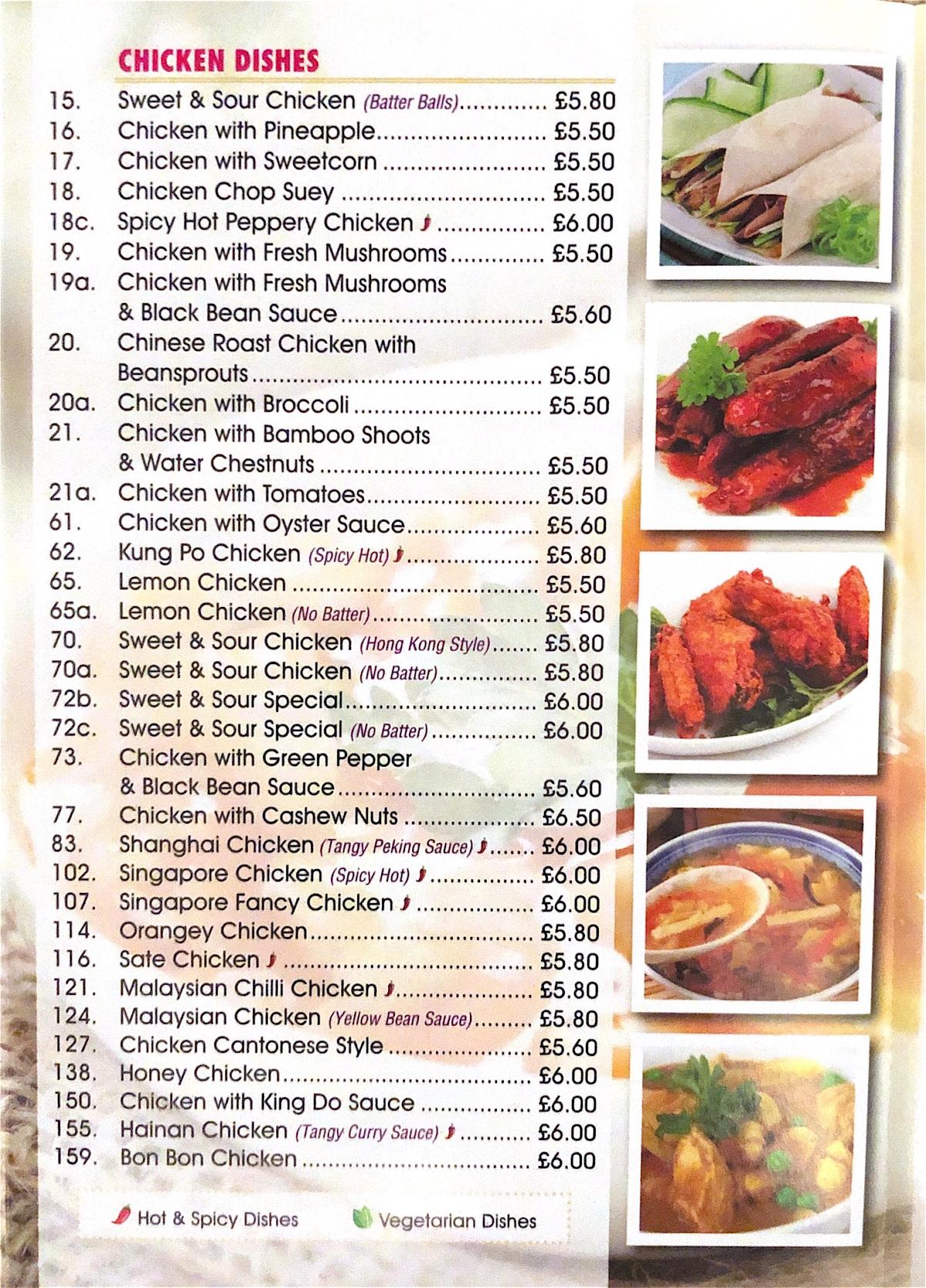 Menu at Millennium House fast food, Ilfracombe