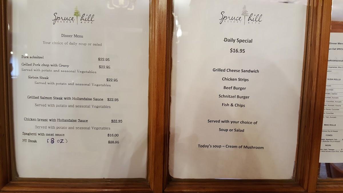 Menu at Wok & Grill restaurant, 108 Mile Ranch