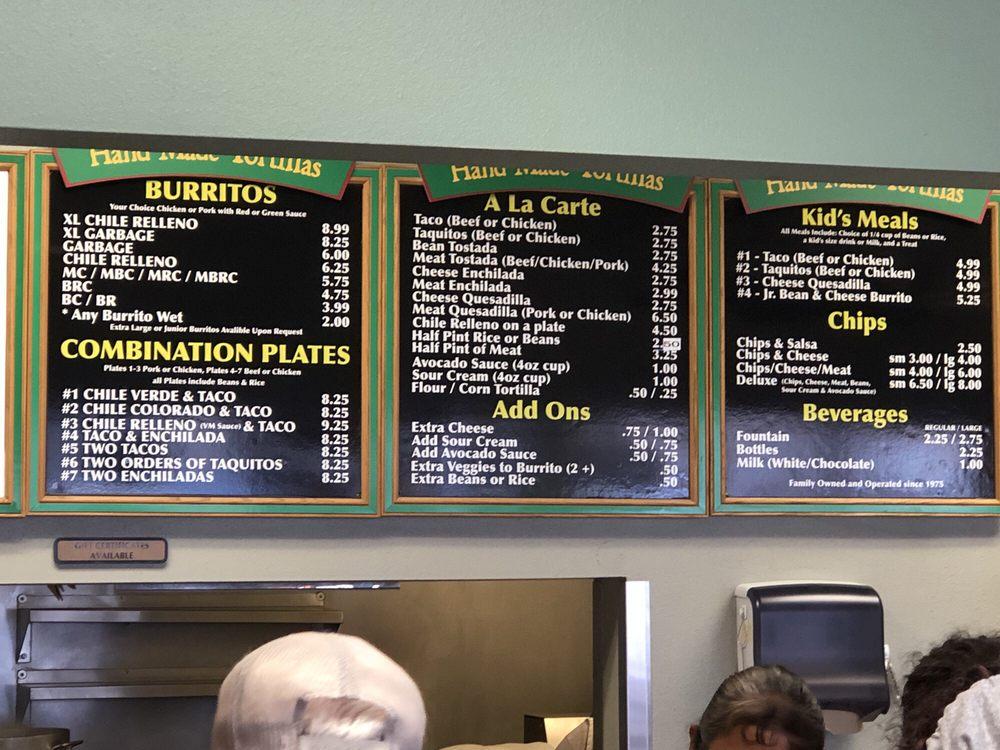 Menu at Rosa Maria's Mexican Food restaurant, Highland, Boulder Ave #3d