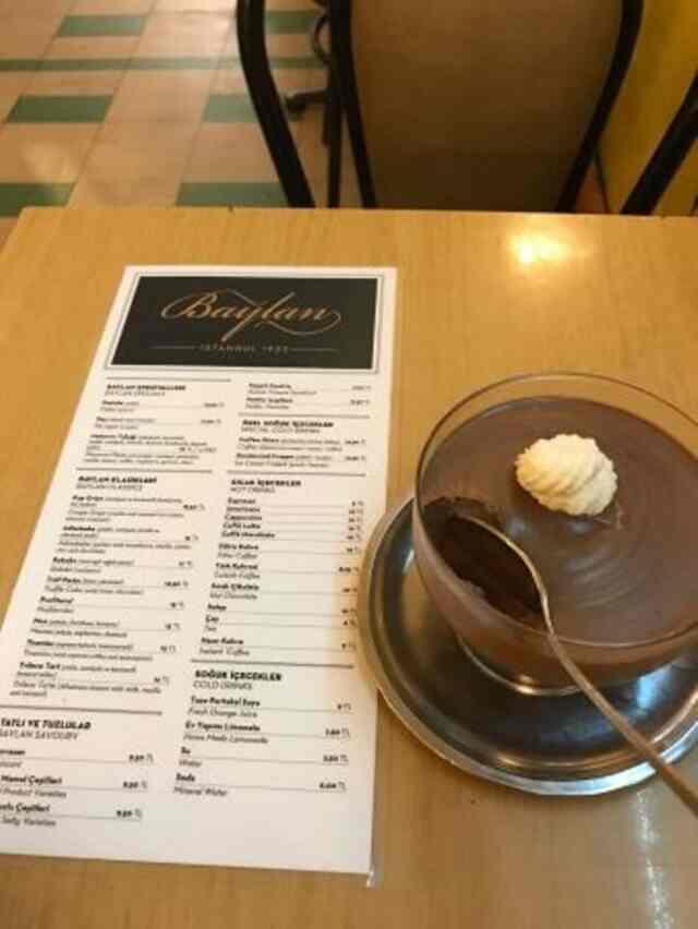 Menu at Baylan, Istanbul, Muvakkithane Caddesi No: 9/A