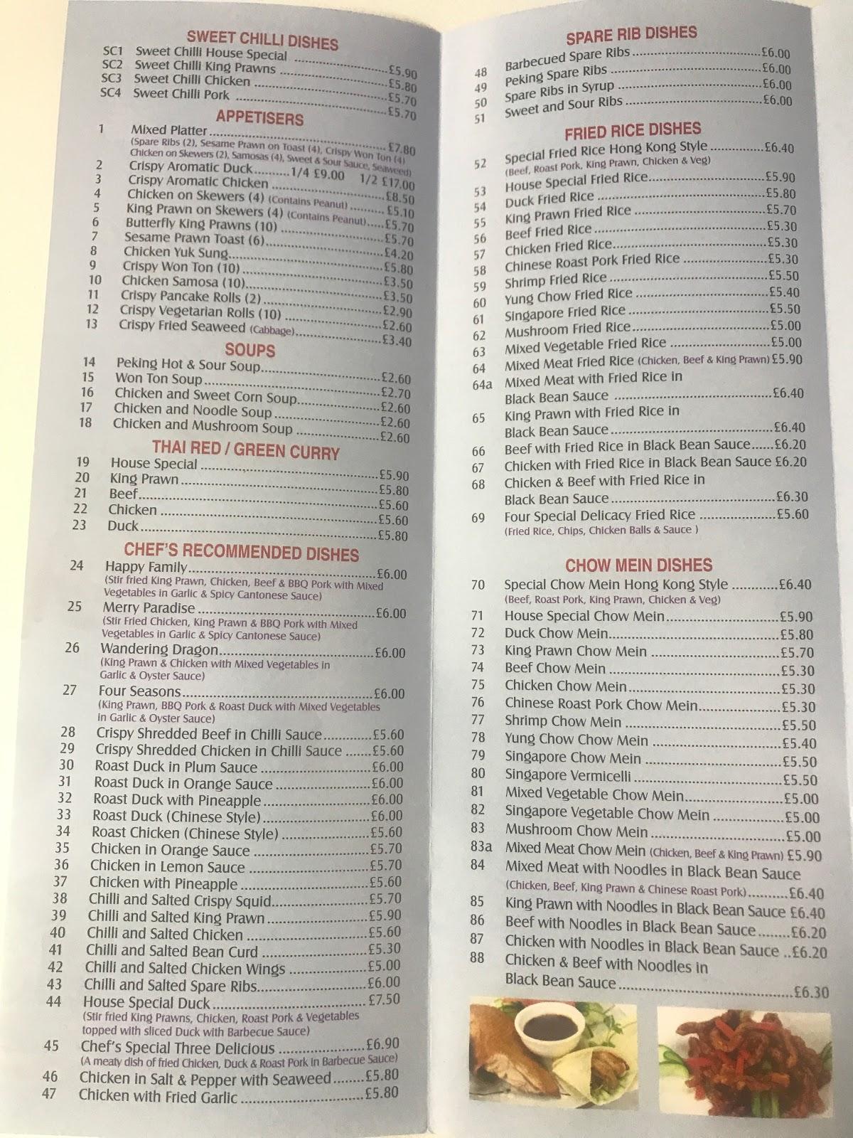Menu at China City fast food, Leicester, 3 Wardens Walk