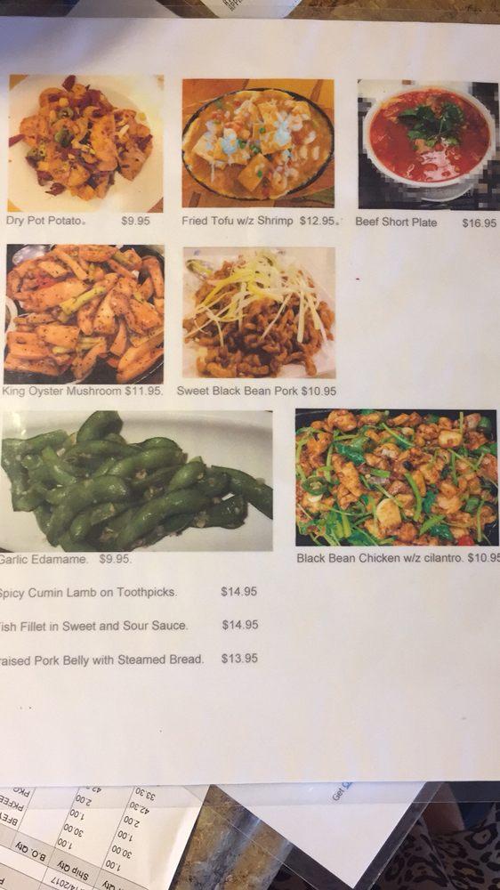 Menu at Mandarin Taste restaurant, Tulsa