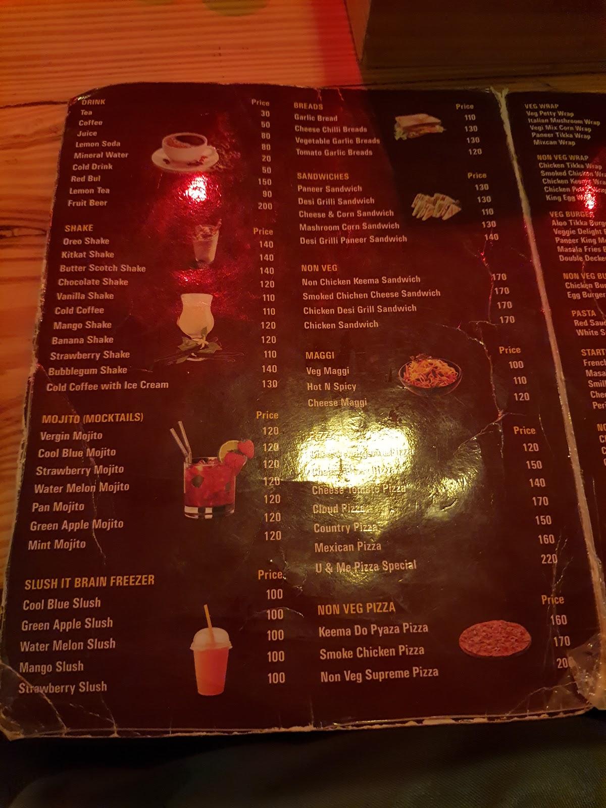 Menu at U & ME CAFE, Bareilly