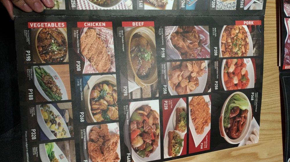 Menu at Fat Fook Kitchen restaurant, Quezon City, M24J+J2G