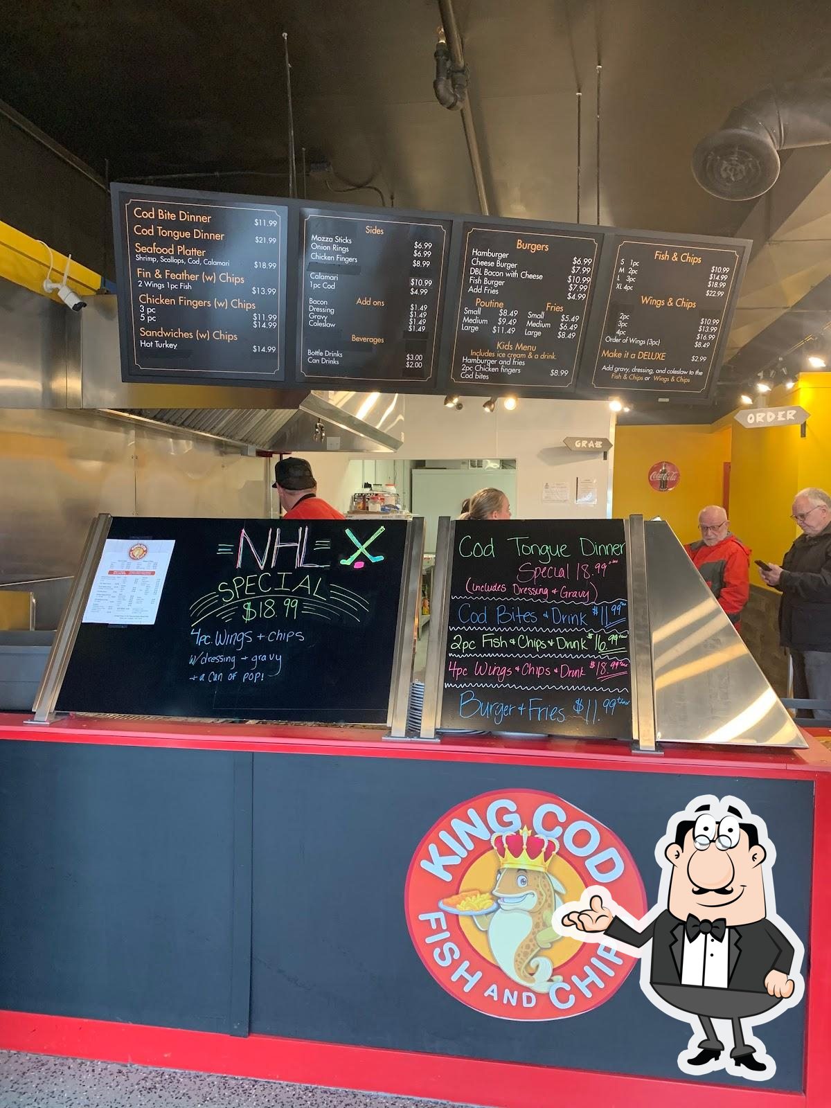 King Cod Fish and Chips, Mount Pearl - Restaurant menu, prices and reviews