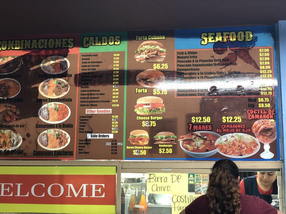 Menu at Casa Sanchez #1 restaurant, Long Beach, E Anaheim St