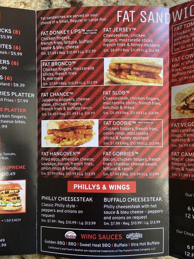Menu at Fat Shack desserts, Clarksville