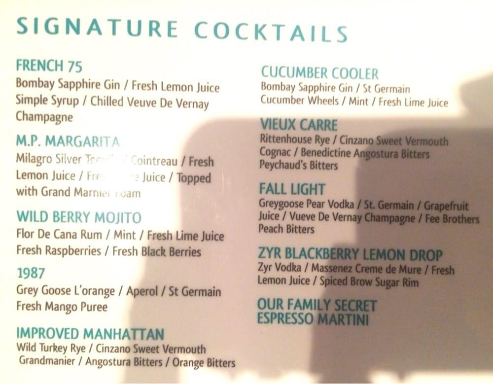 Menu at Marco Prime Steak & Seafood Restaurant, Marco Island