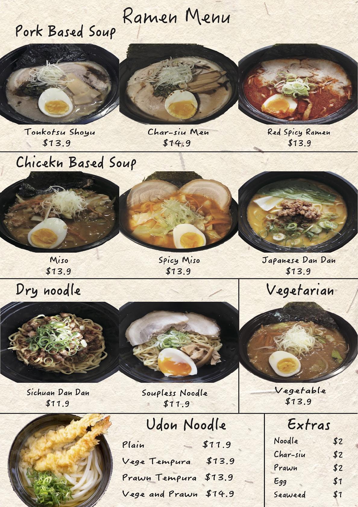 Menu at That little cottage cafe, Pokeno