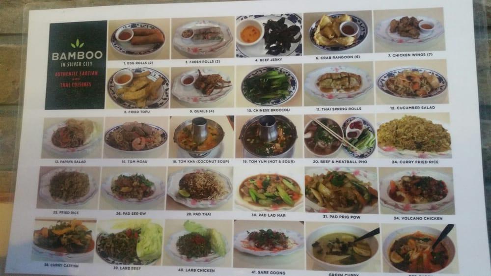 Menu at Bamboo Restaurant, Milwaukee, W National Ave