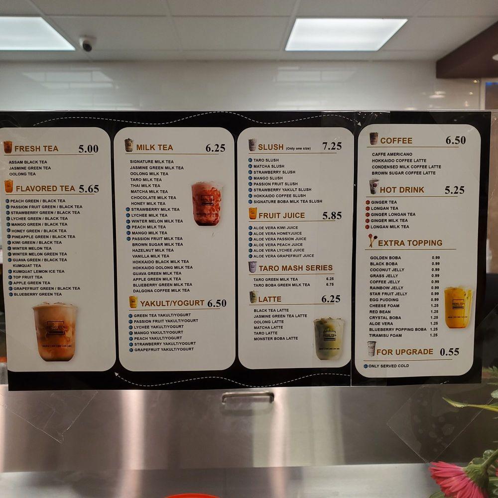 Menu at Ding Tea, Rolling Meadows