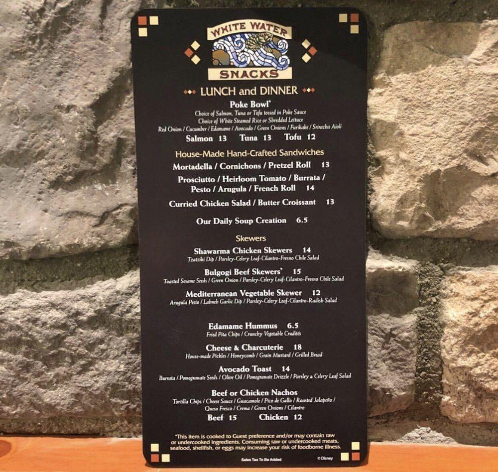 Menu at Craftsman Bar, Anaheim