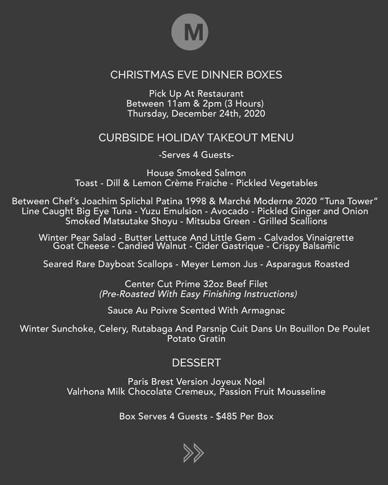 Menu at Marché Moderne pub & bar, Newport Beach, E Pacific Coast Hwy