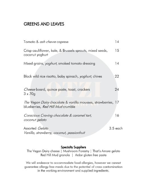 Menu at The Epicurean Kitchen, Balnarring restaurant, Balnarring