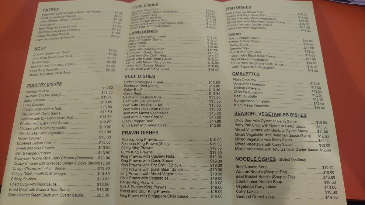 Menu at Fortune Star Chinese Takeaway restaurant, Hilton