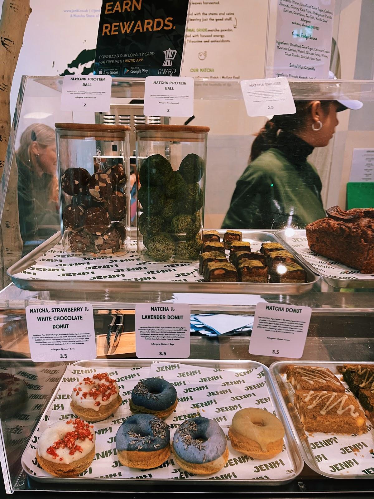 Carta del café JENKI Spitalfields, Londres