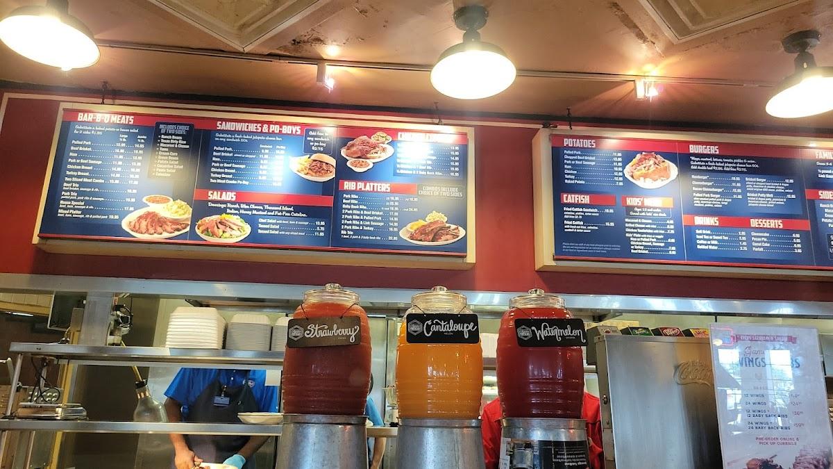Menu at Pappas Bar-B-Q, Houston, Bissonnet at Centre