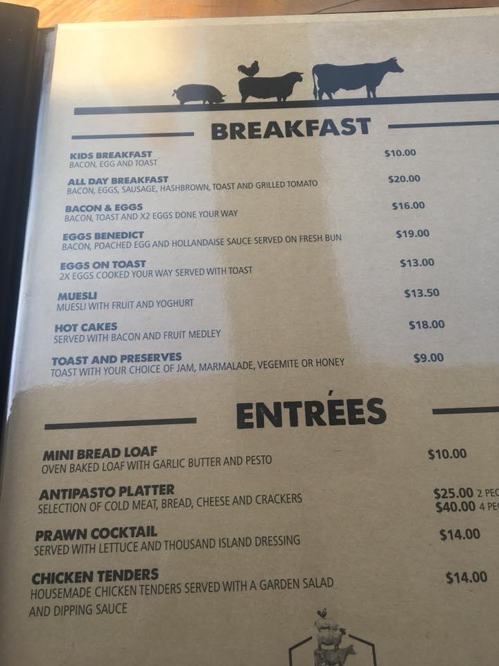 Menu at Dunsandel Tavern pub & bar, Dunsandel, Main S Rd