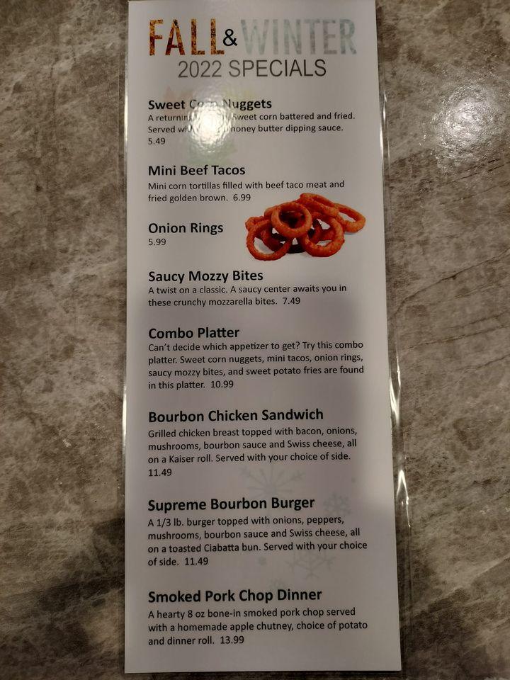 Menu at Millstone Family Restaurant, Milbank, E 4th Ave