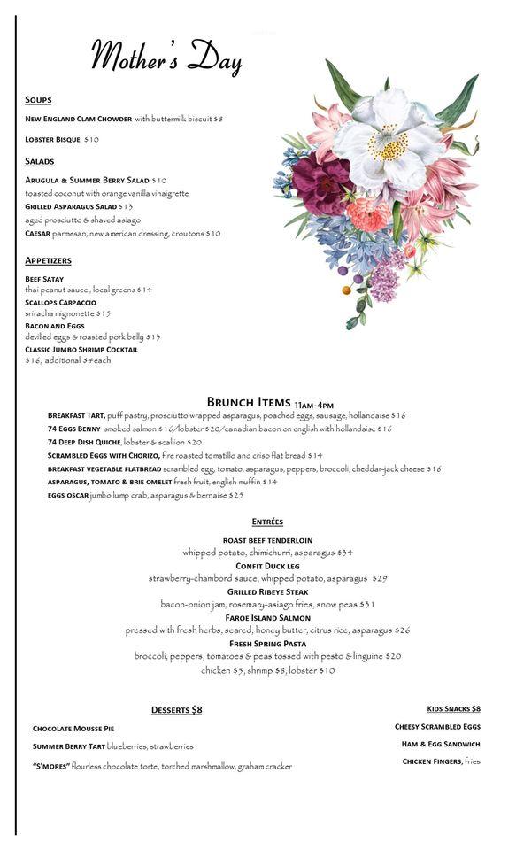 Menu at Millstone Restaurant, New London
