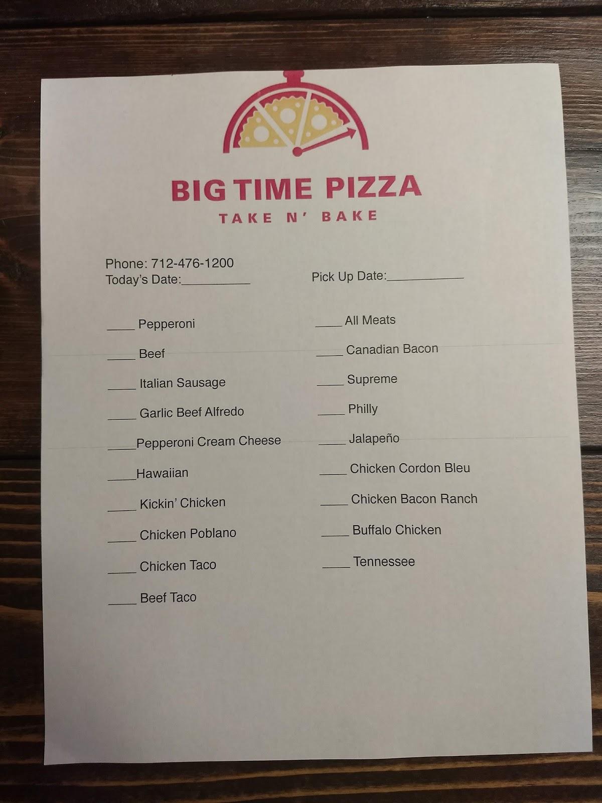 Menu at The Lunch House restaurant, Rock Valley