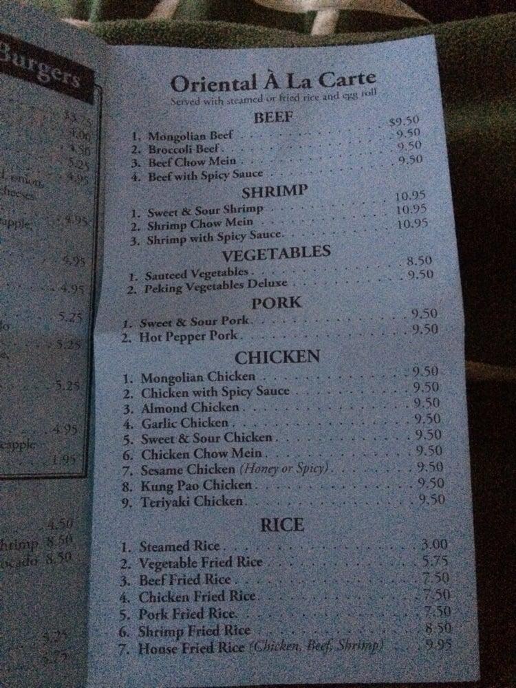Menu at Burger Cache restaurant, Anchorage