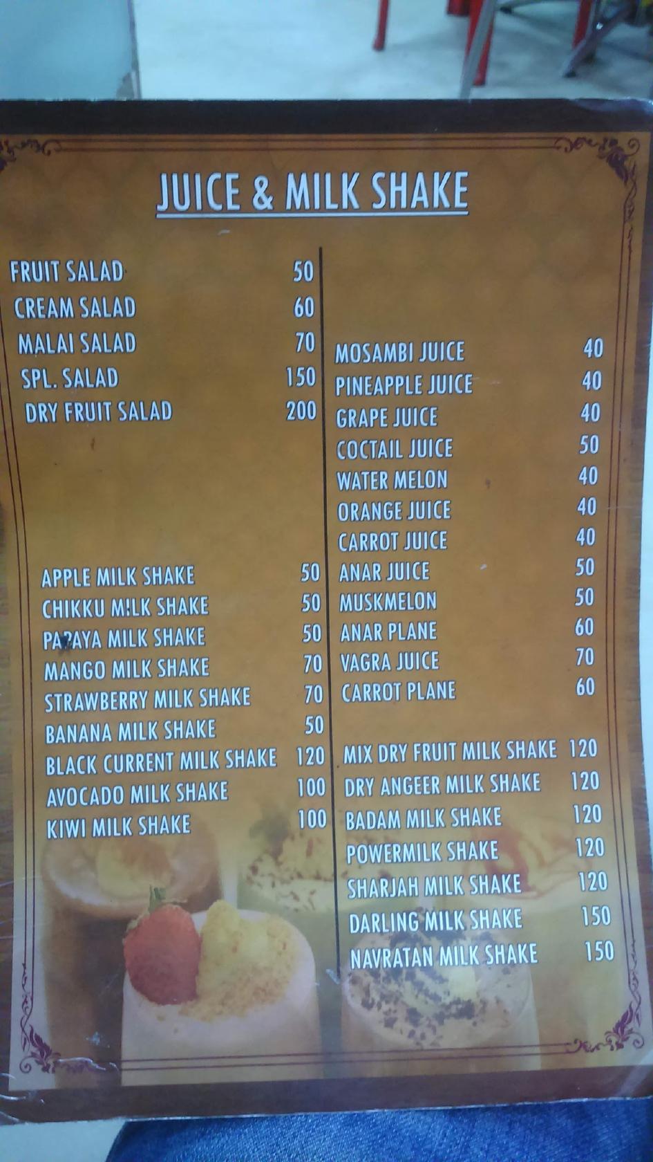 Menu at Roman Bakers, Fast food, chat & juice, Hyderabad