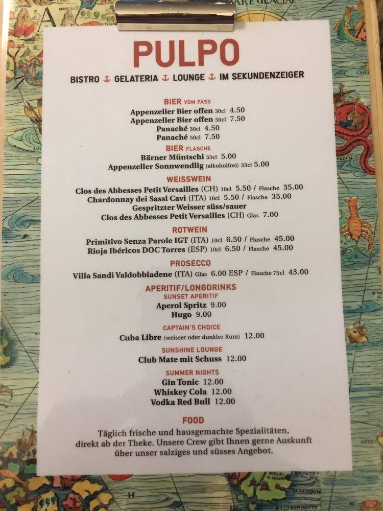 Menu da Pulpo, Basilea