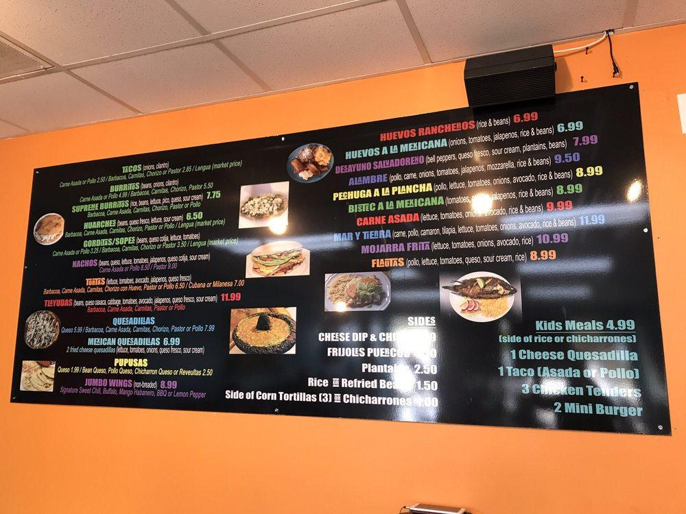 Menu at TaCO ´N MADRE restaurant, Conyers