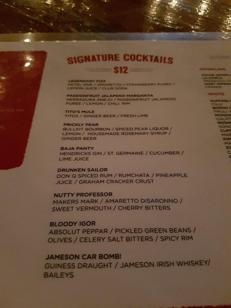 Menu at The Butcher Shop pub & bar, Miami