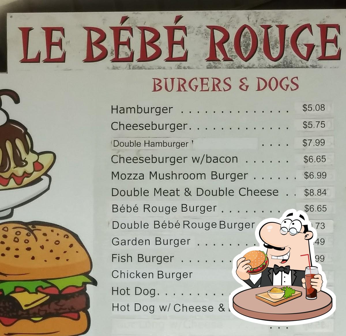 Le Bebe Rouge Restaurant, 30075 59 Pth in Canada - Restaurant menu and ...