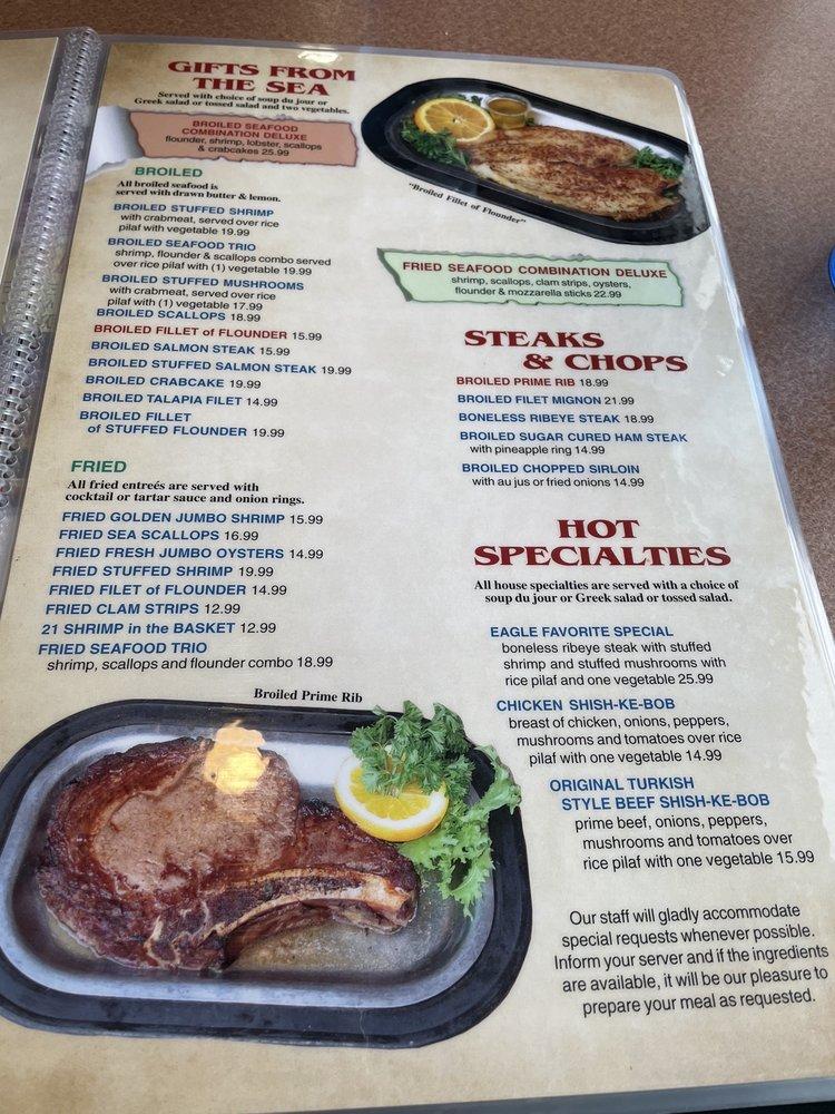 Menu at Eagle Diner desserts, Pine Hill