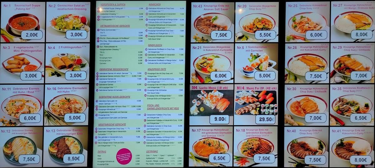 Speisekarte von Dang Vi Asia Food restaurant, Ingolstadt