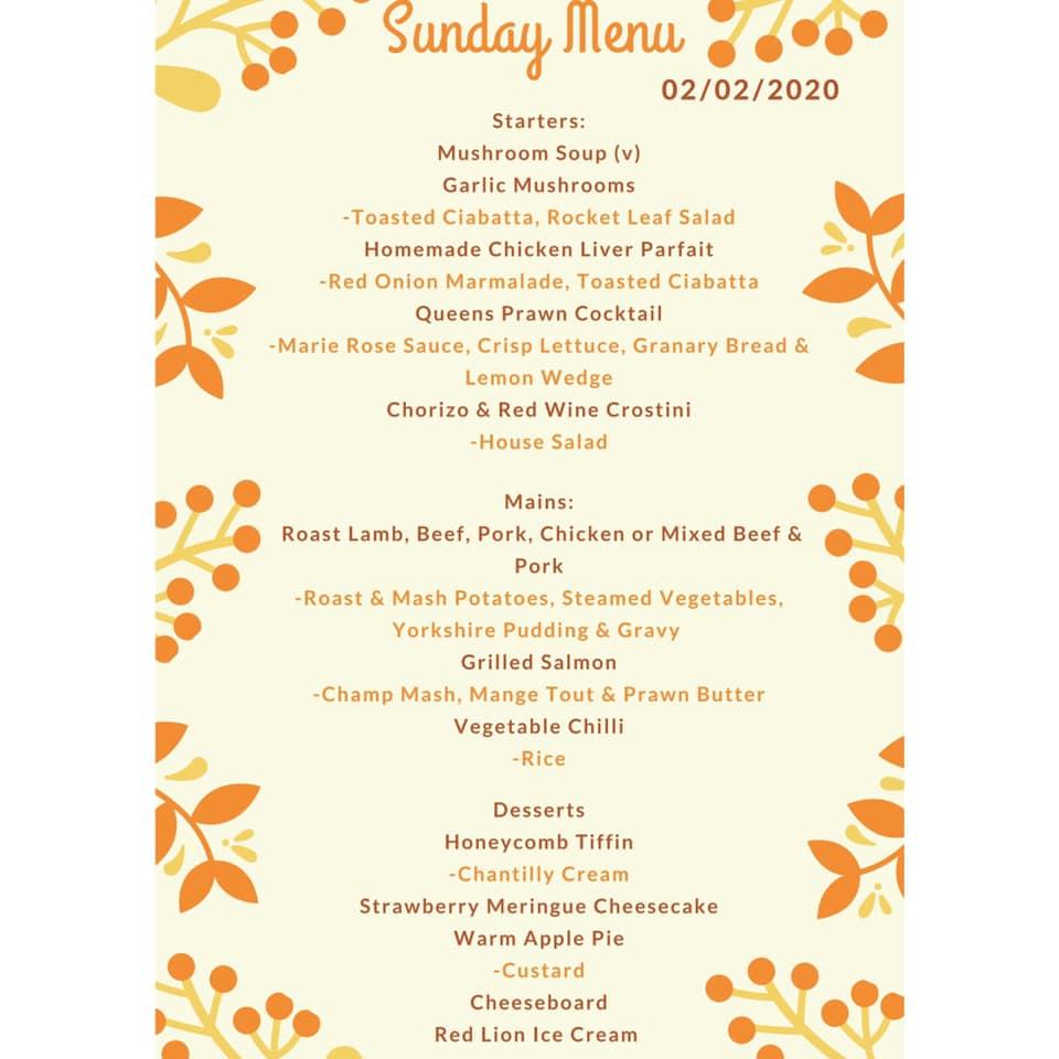 Menu at The Queens at Horton pub & bar, Leegomery