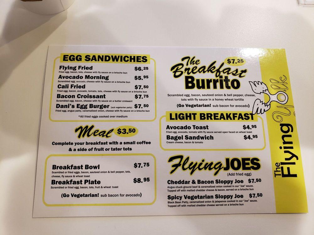 Carta del restaurante The Flying Yolk, Simi Valley