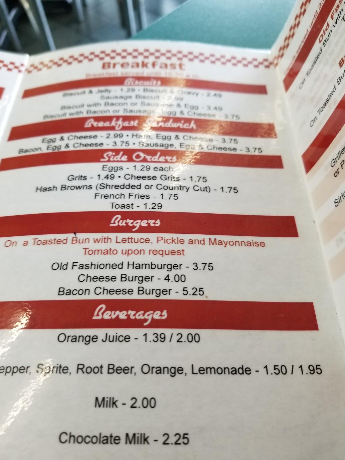 Menu at Sentry Grill restaurant, Alexandria