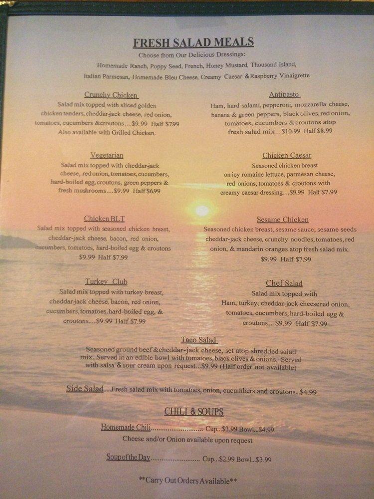 Menu at Logger's Depot pub & bar, West Branch