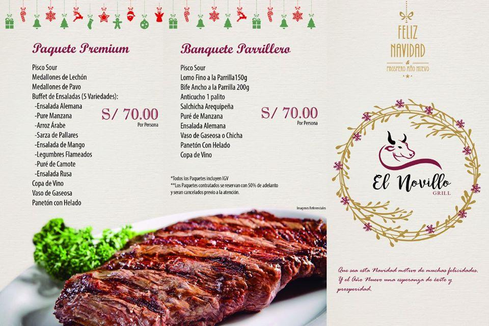Menu at El Novillo Grill Arequipa restaurant, Arequipa