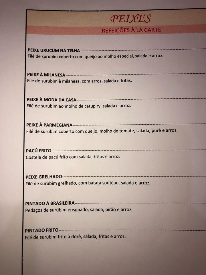 Menu em Vício Da Gula restaurante, Araxá